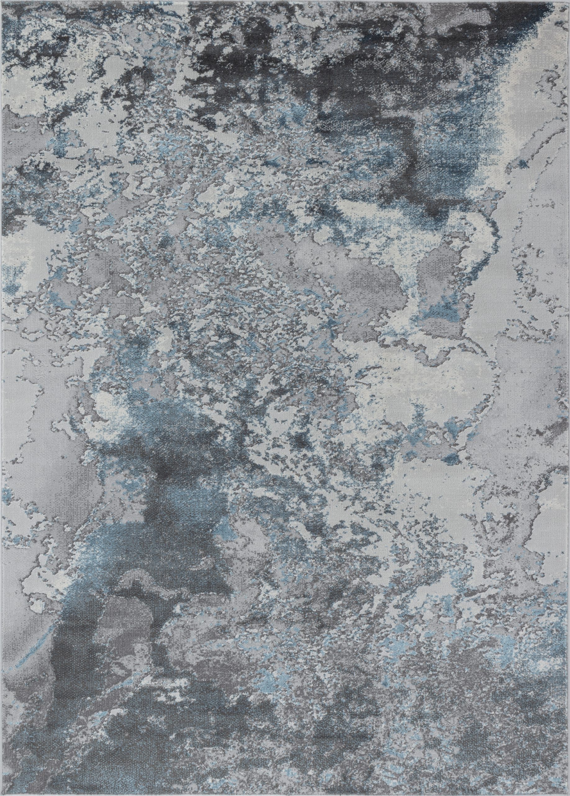 DUCK EGG BLUE SILVER GREY SPLASH SHIMMER SHEEN EFFECT MODERN RUG SILKY ...